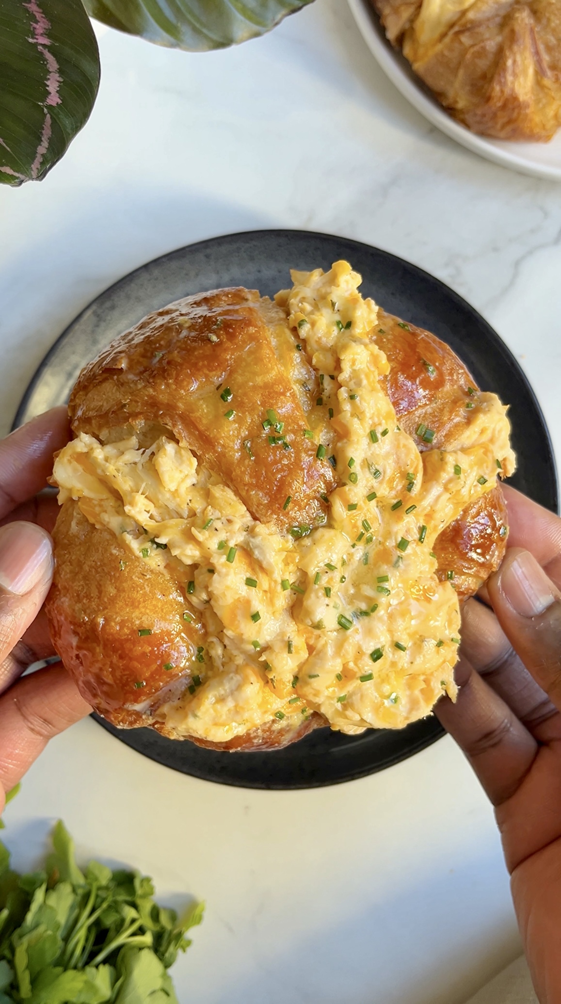 Buffalo Chicken Dip Croissants | kingcooks