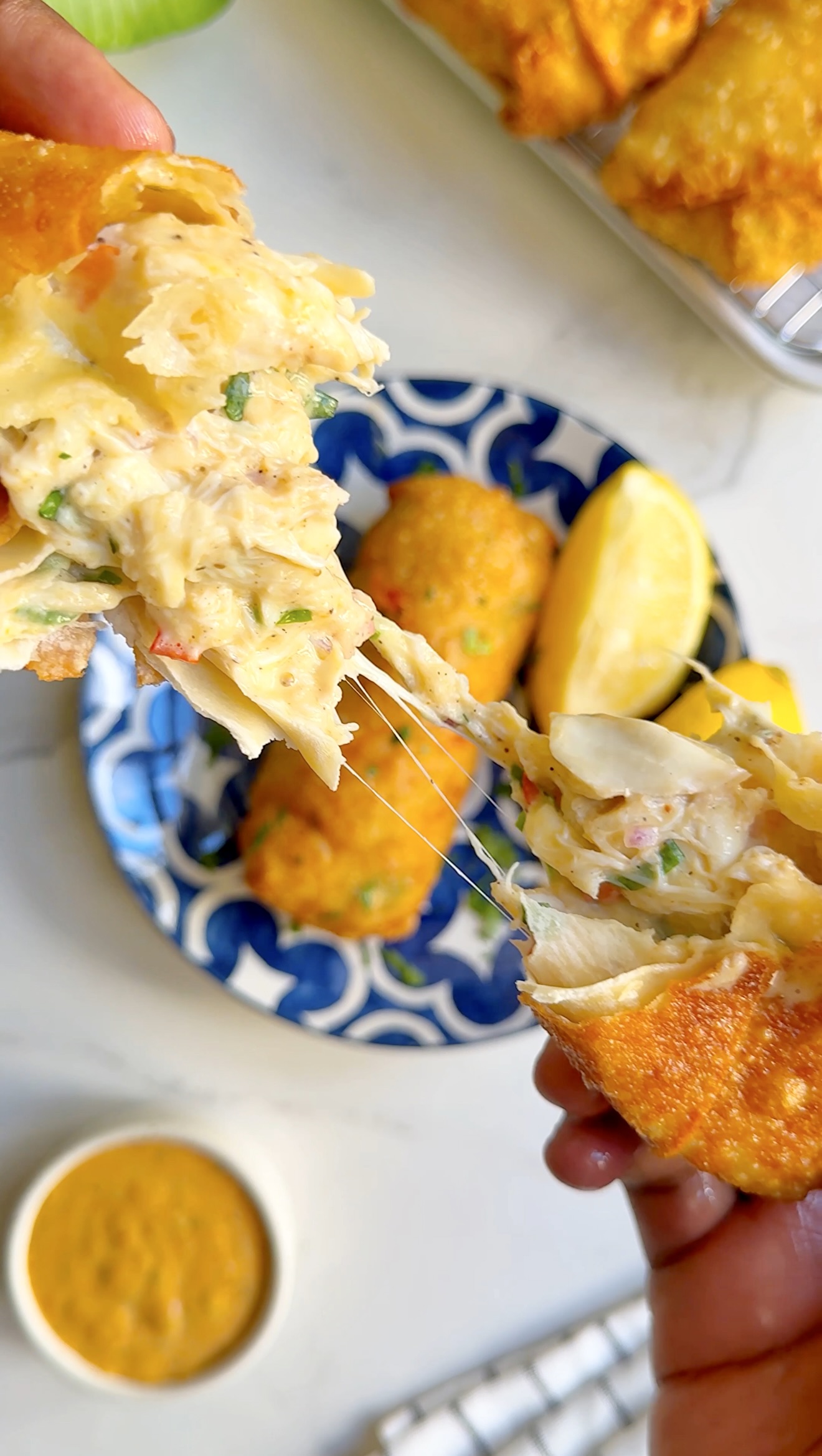 Crispy Seafood Egg Rolls | kingcooks