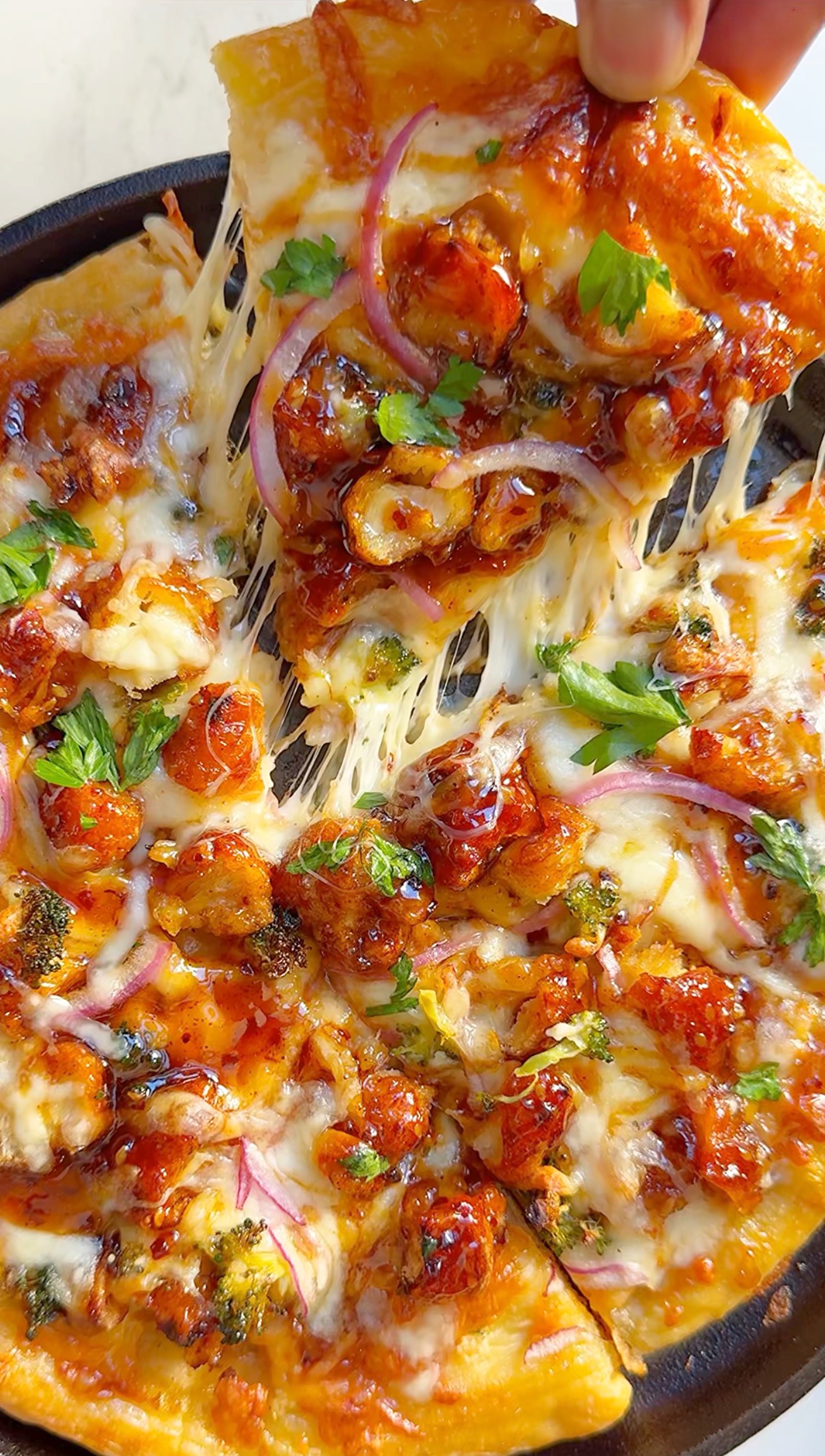 General Tso’s Chicken Pizza | kingcooks